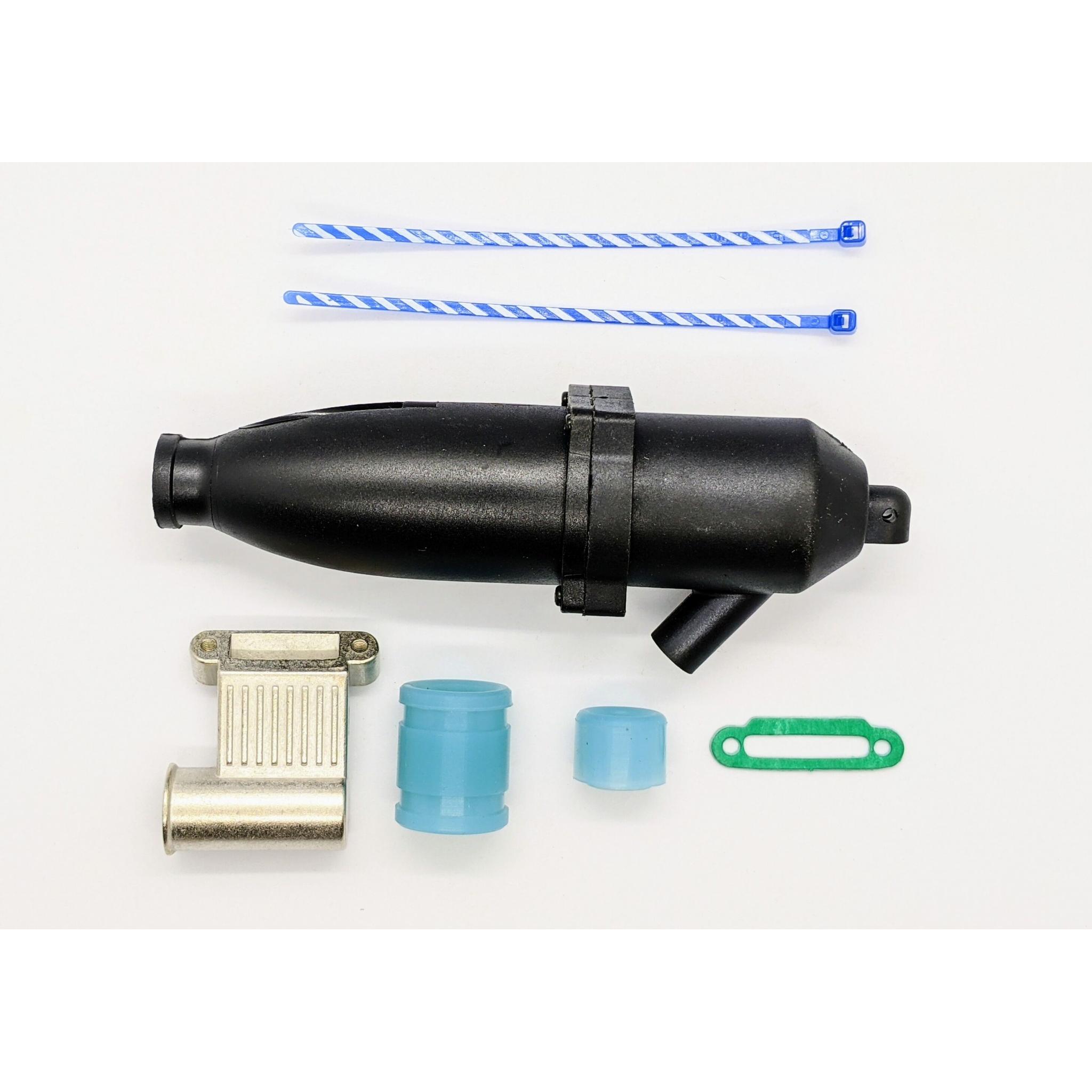 Nitro RC Metal Exhaust + Manifold complete system for most 1/10 ...