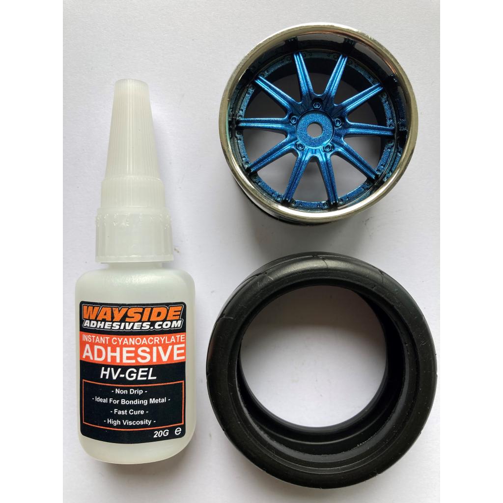 RC Wheel and Tyre Tire Glue. Professional Industrial Grade. 20gm