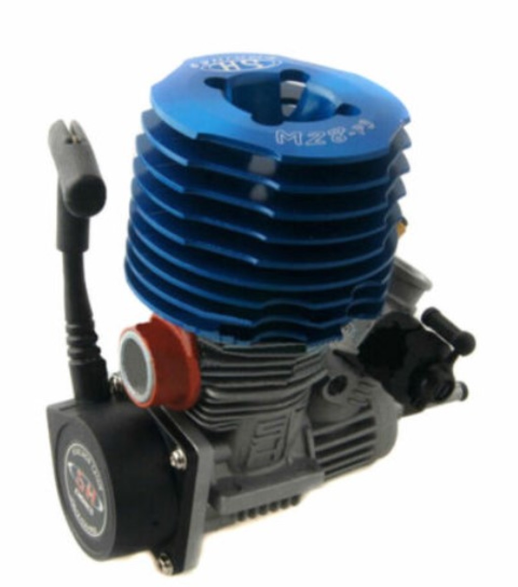 SH 21 Engine for 1/8th Vehicles. Complete with Pull Start and Glow Plug