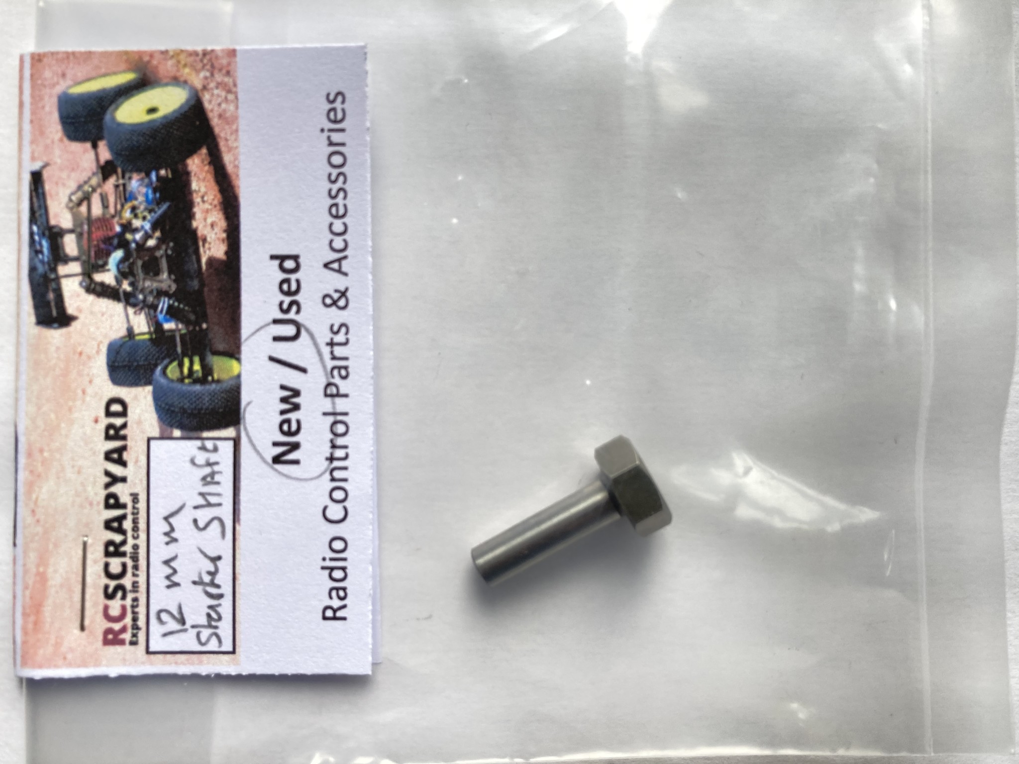 Nitro Engine 12mm Starter Shaft. Fits XTM, SH, Force, and converts HPI ...