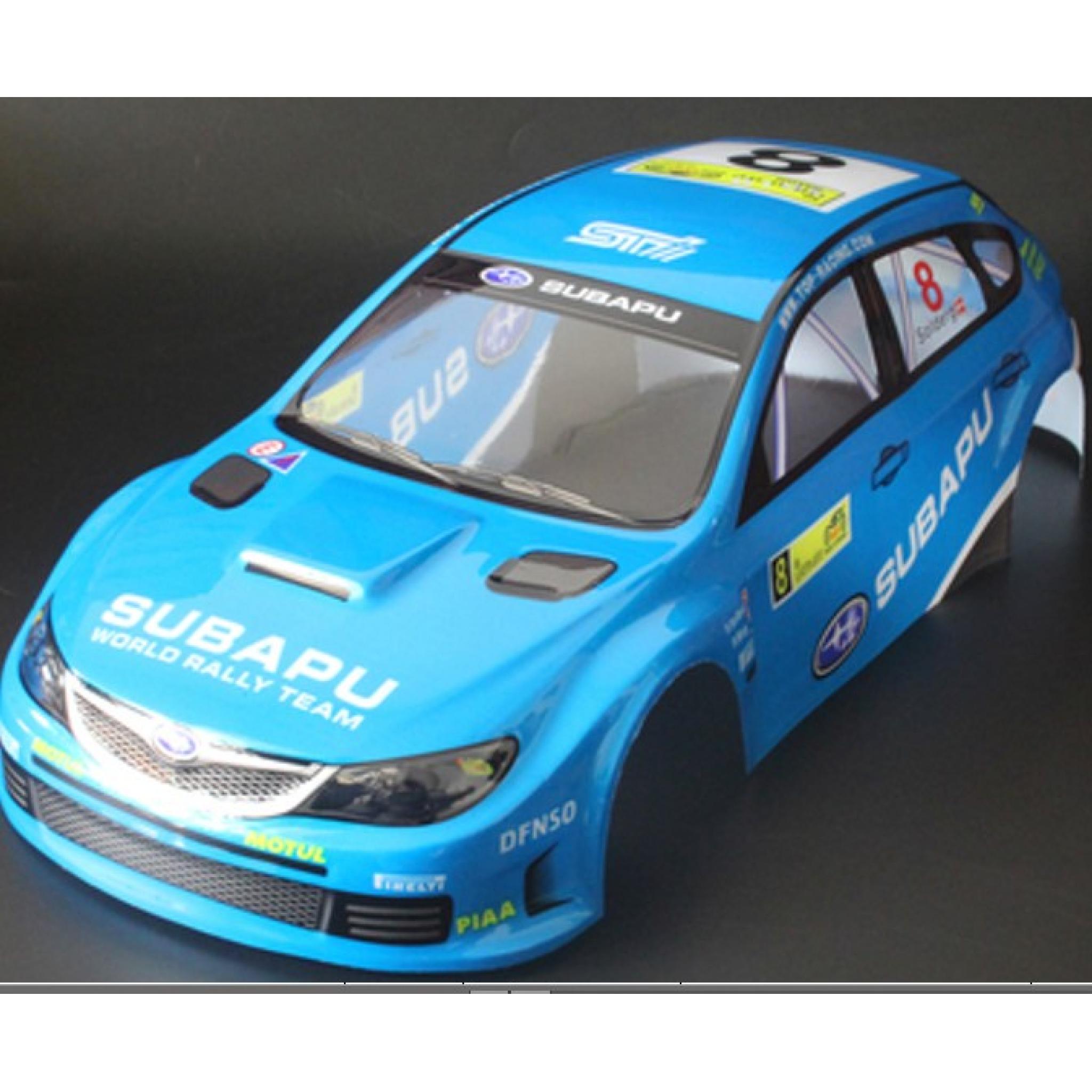 Subaru WRC WRX RC car body shell Blue 1/10 Cars