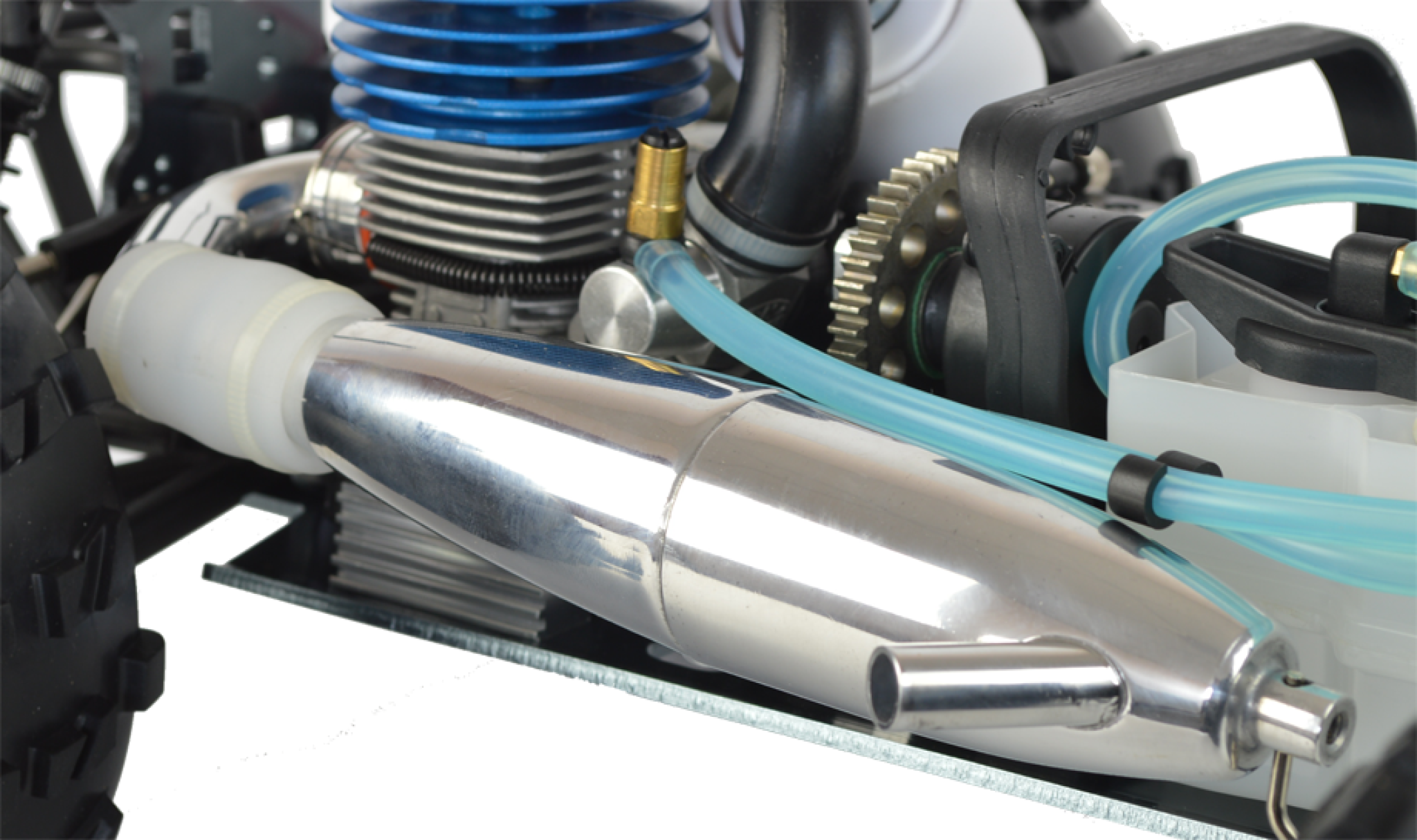 RC Nitro Engine 2 Speed 1/8 Scale Monster Truck + Tools and Fuel RTR