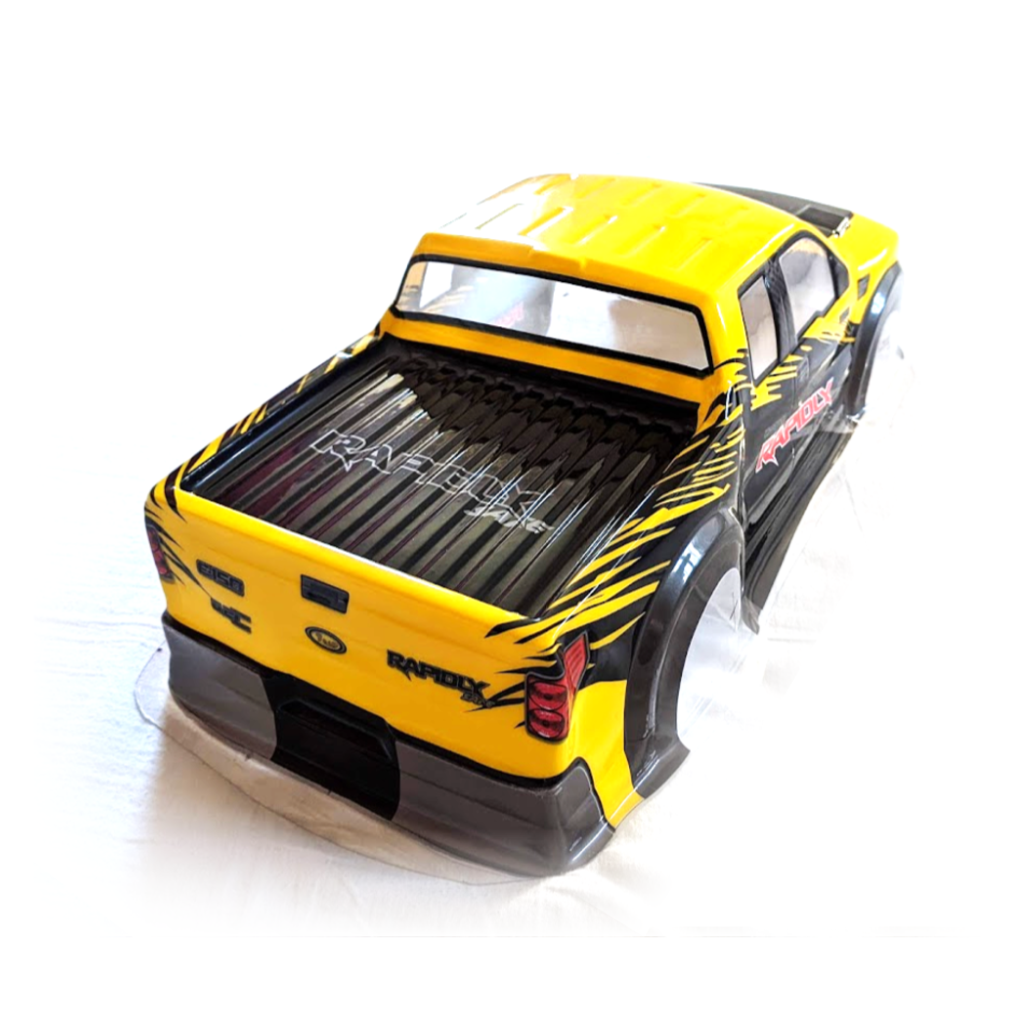 Ford F150 Yellow Universal 1/10 1/8 Truck Body Shell