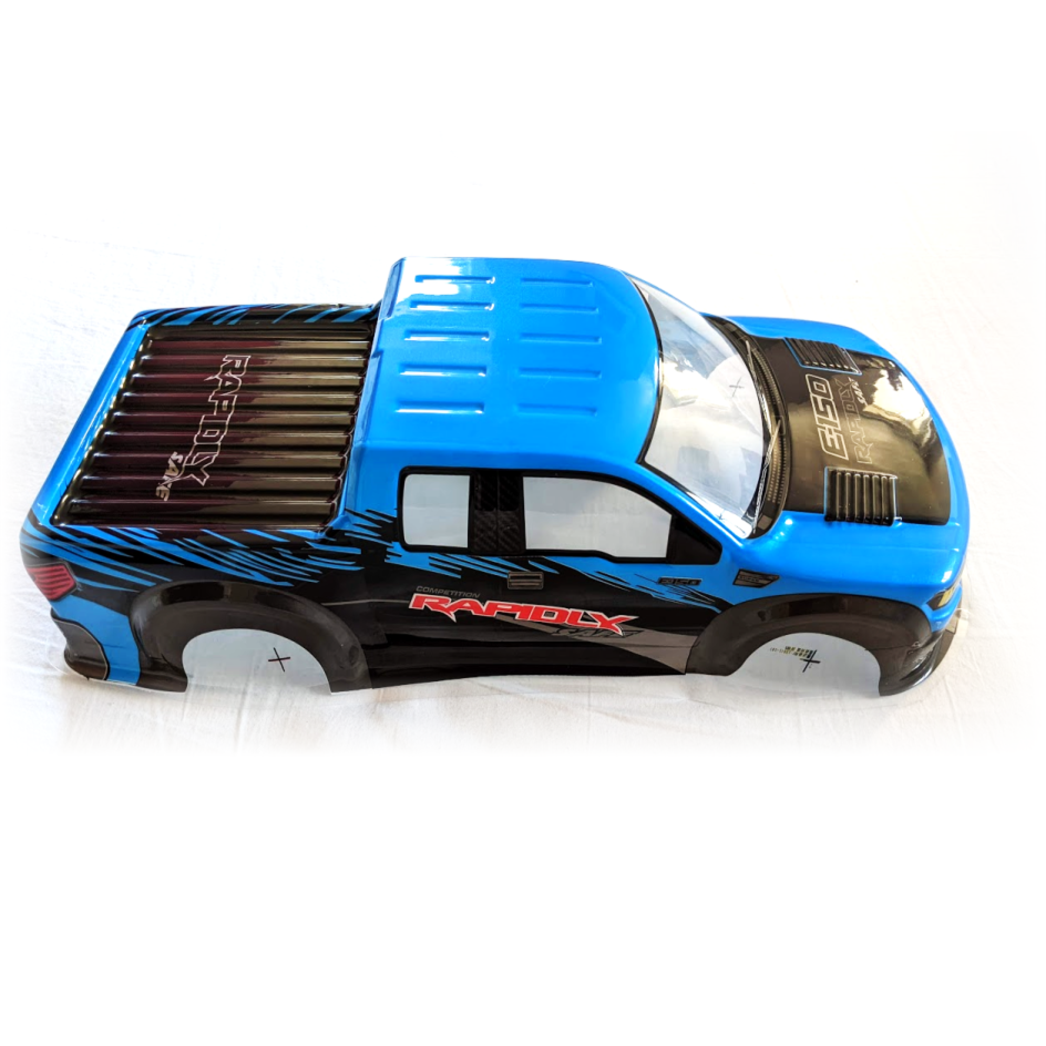 Ford F150 Universal Blue 1/10 1/8 Truck Body Shell
