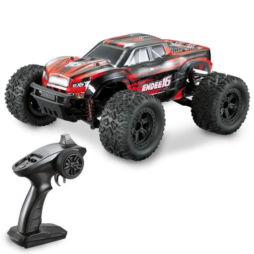 Hendee 4WD 1/16 Hobby Scale Waterproof Red Truggy G-16 - Complete Ready ...