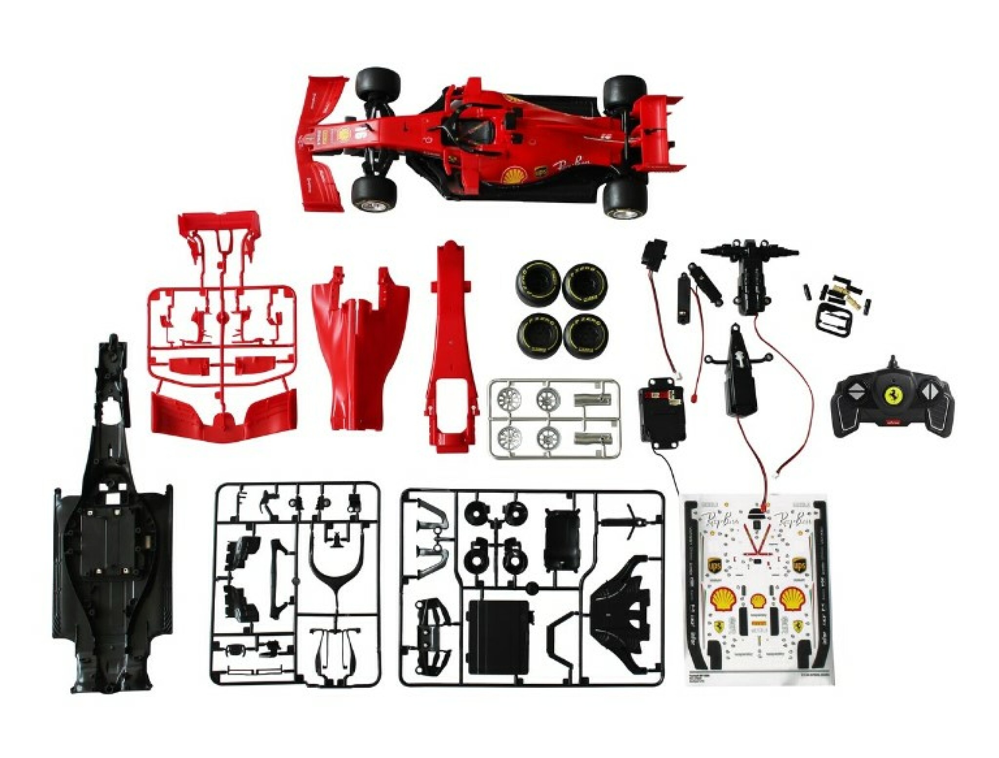 Build your own Ferrari F1 Radio Controlled 2.4Ghz fully functioning car