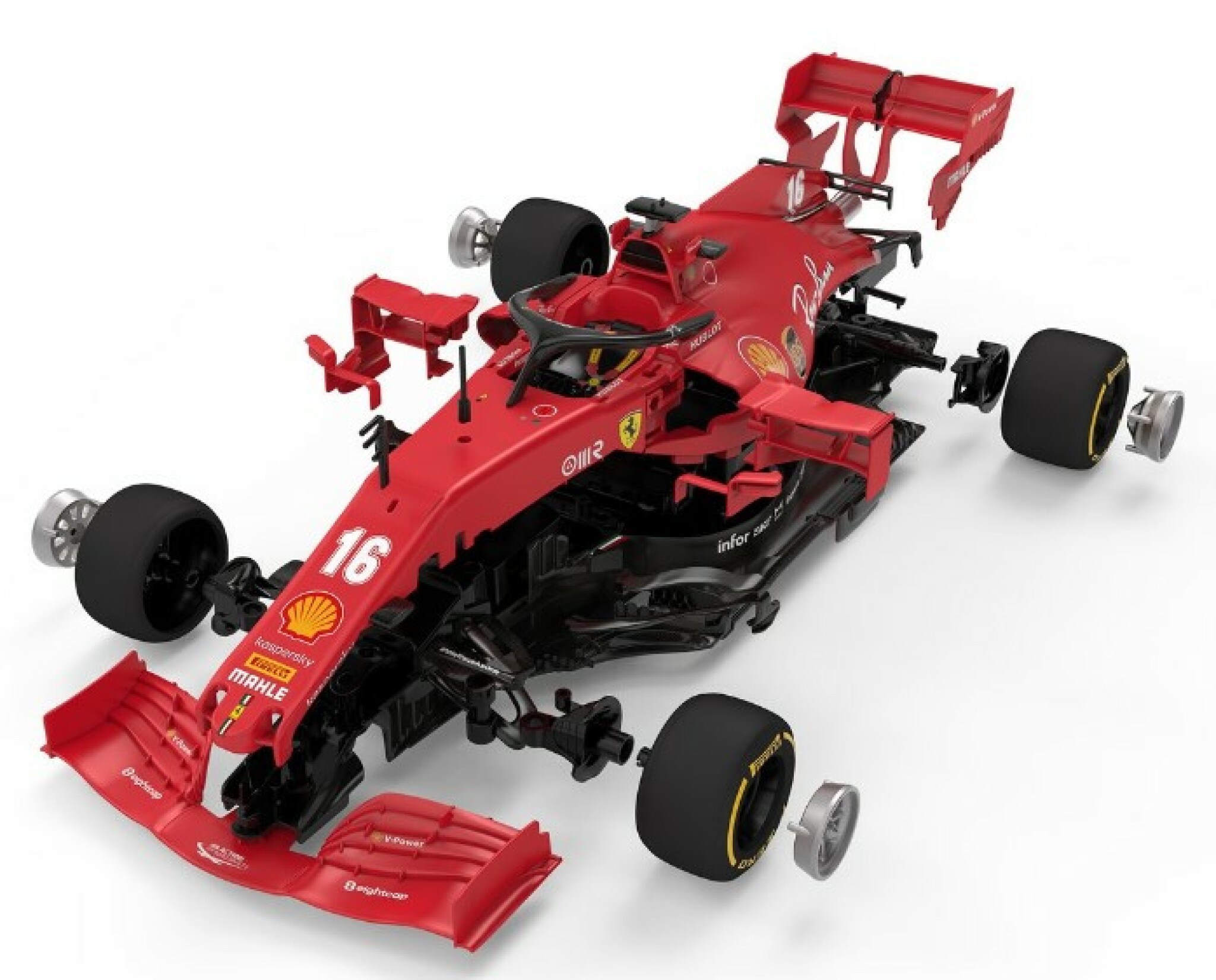 Build your own Ferrari F1 Radio Controlled 2.4Ghz fully functioning car