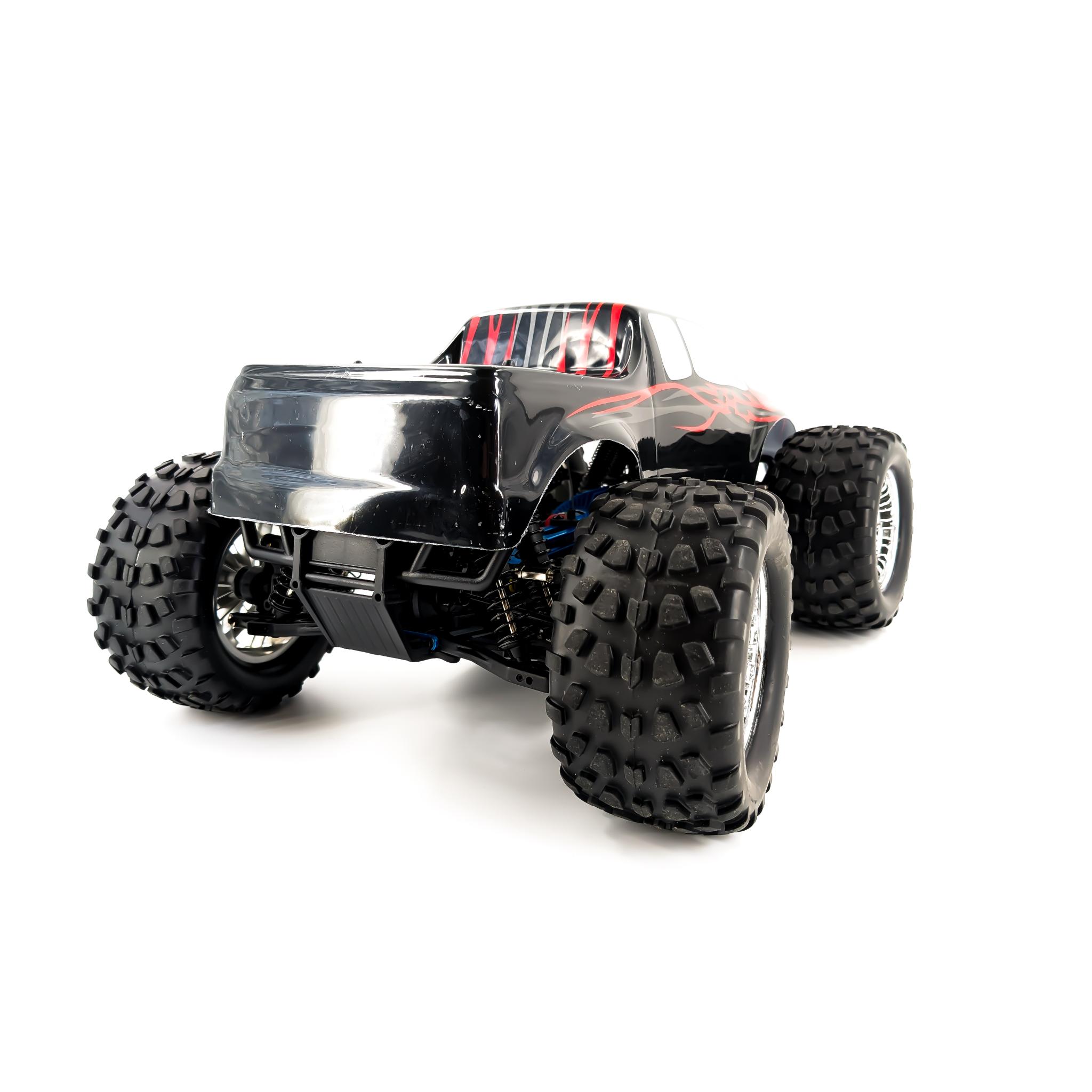 HSP Black and Red Flame Bug Crusher 1/10 -Very Fast- RTR Electric ...