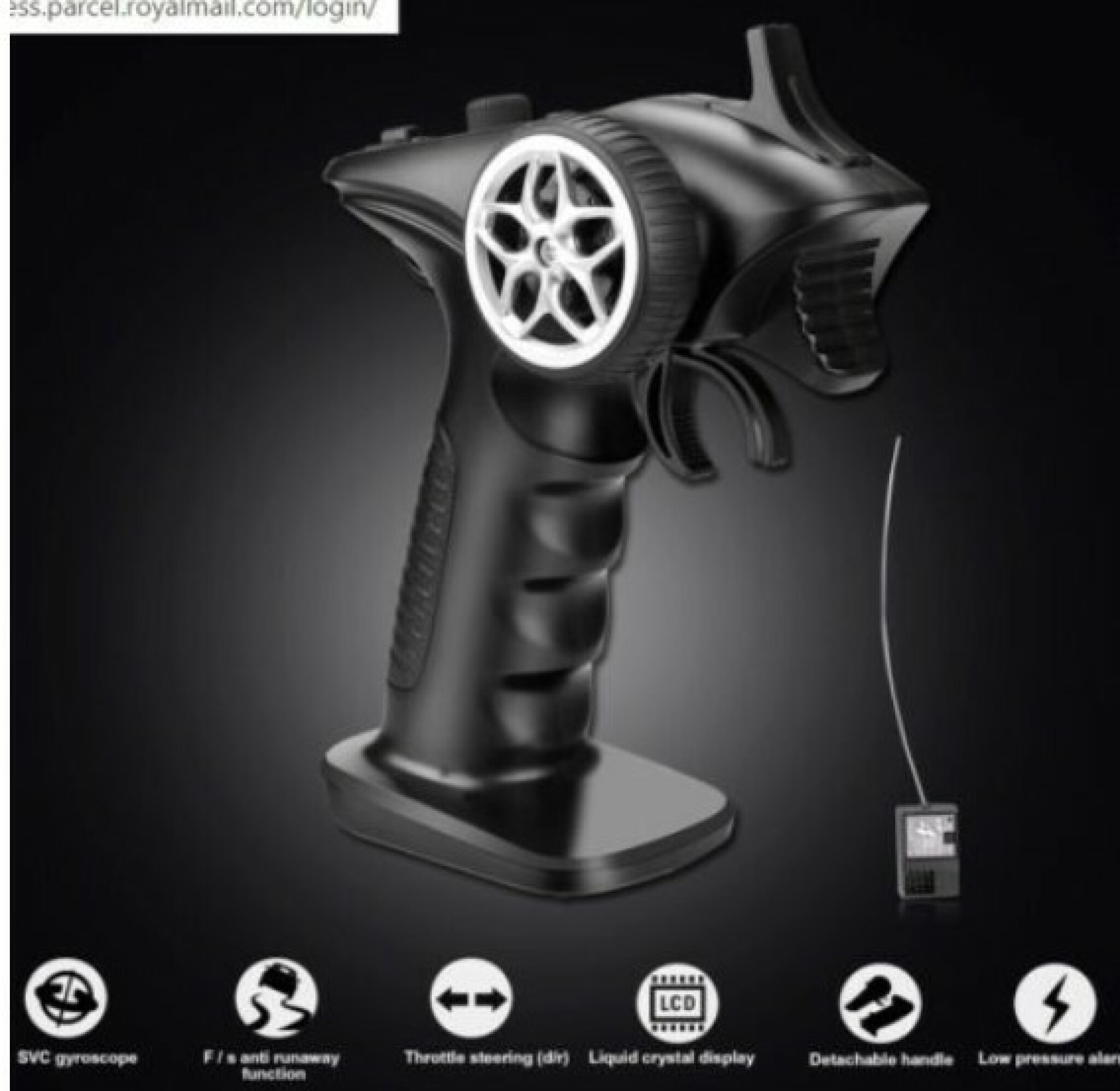 2.4GHZ 3CH RC Radio Transmitter & Receiver controller set + built in ...